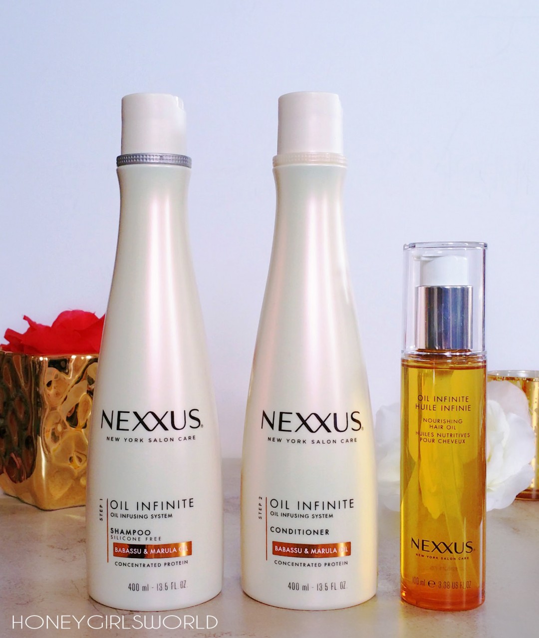 NEXXUS Oil Infinite Hair Care - Honeygirlsworld - Hawaii Lifestyle Blog
