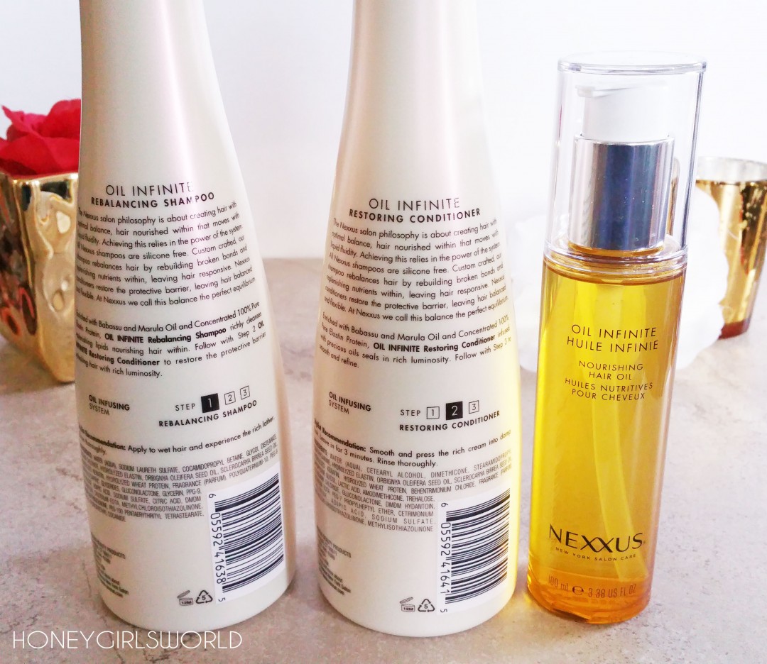 NEXXUS Oil Infinite Hair Care - Honeygirlsworld - Hawaii Lifestyle Blog