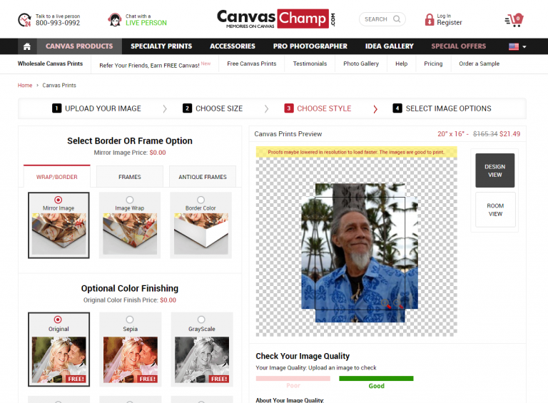 Freezing a Moment In Time With Your Favorite Image and Canvas Champ